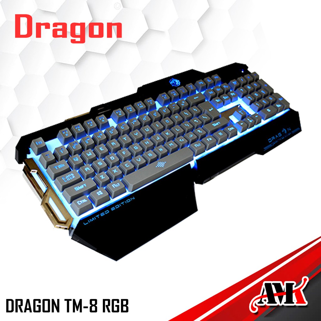 Jual Keyboard Gaming Dragon TM-8 / Keyboard Eksternal / Dragon Gaming ...