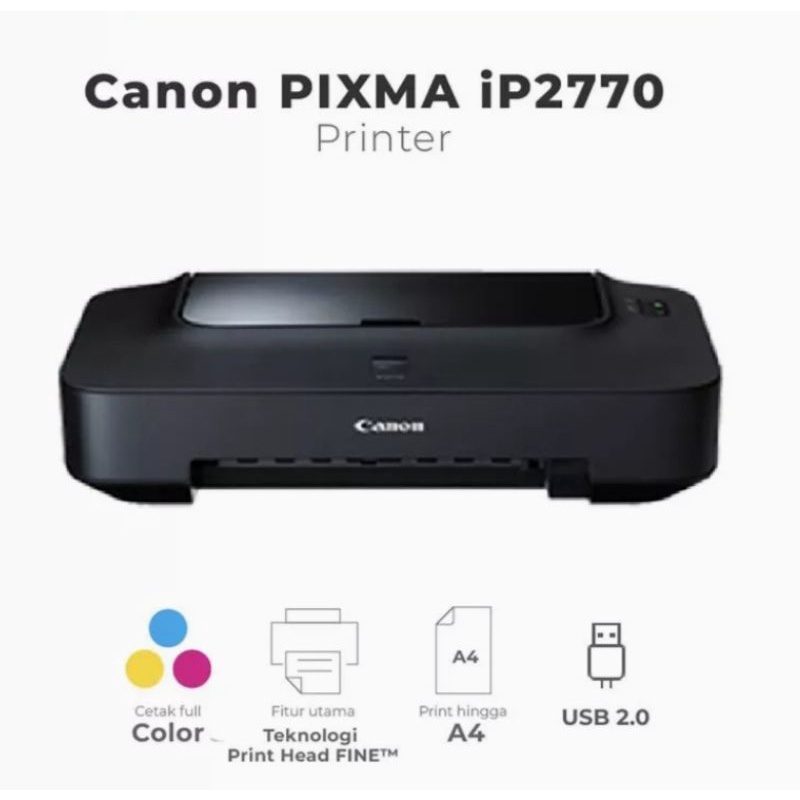 Jual Printer Canon PIXMA iP2770 ORIGINAL GARANSI RESMI | Shopee Indonesia