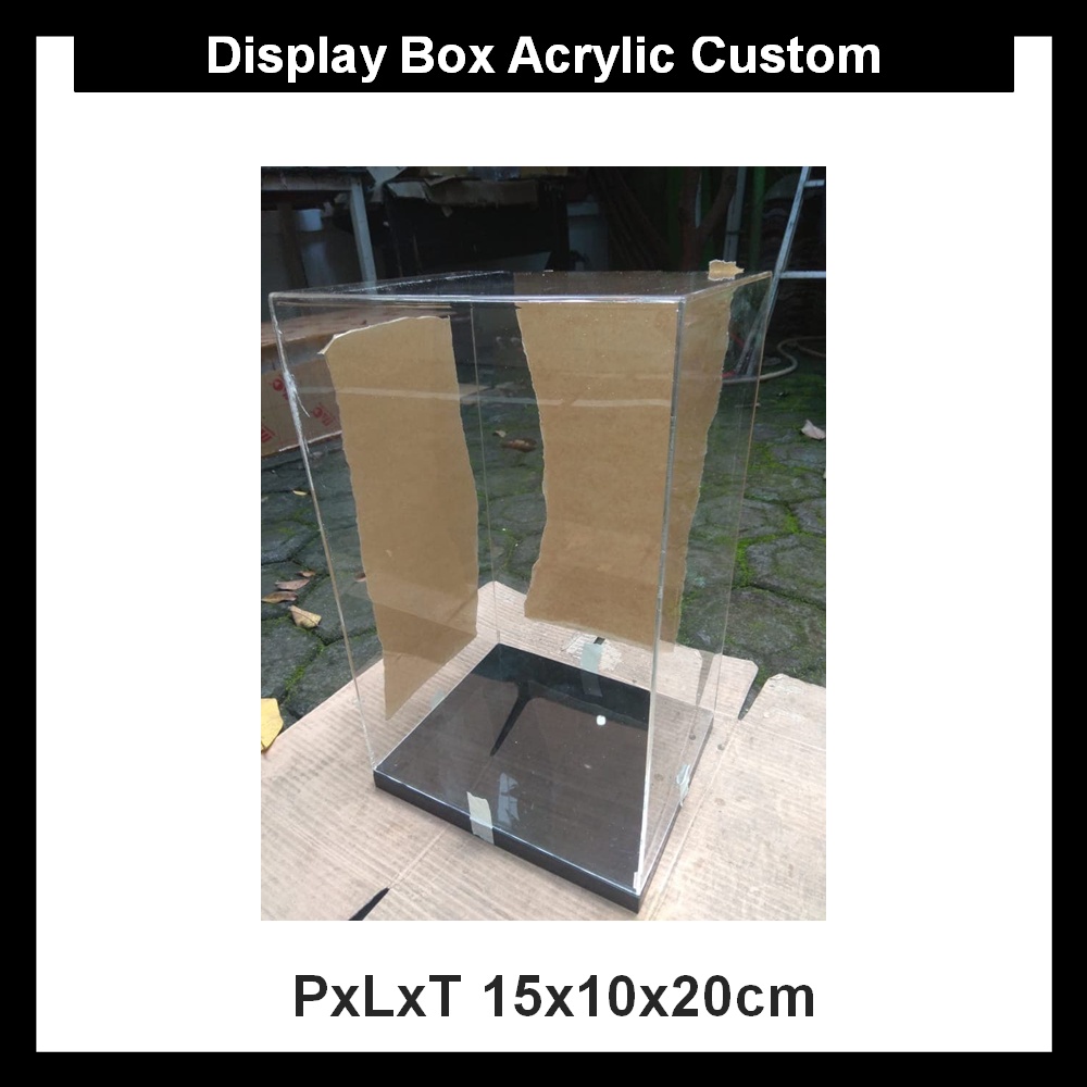 Jual Display Box Pajangan Akrilik PxLxT 15x10x20cm | Shopee Indonesia