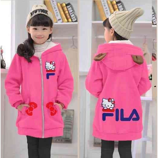 Jual [Jaket Kid Fila Hello Kitty Fanta LO] jaket anak babyterry fanta ...