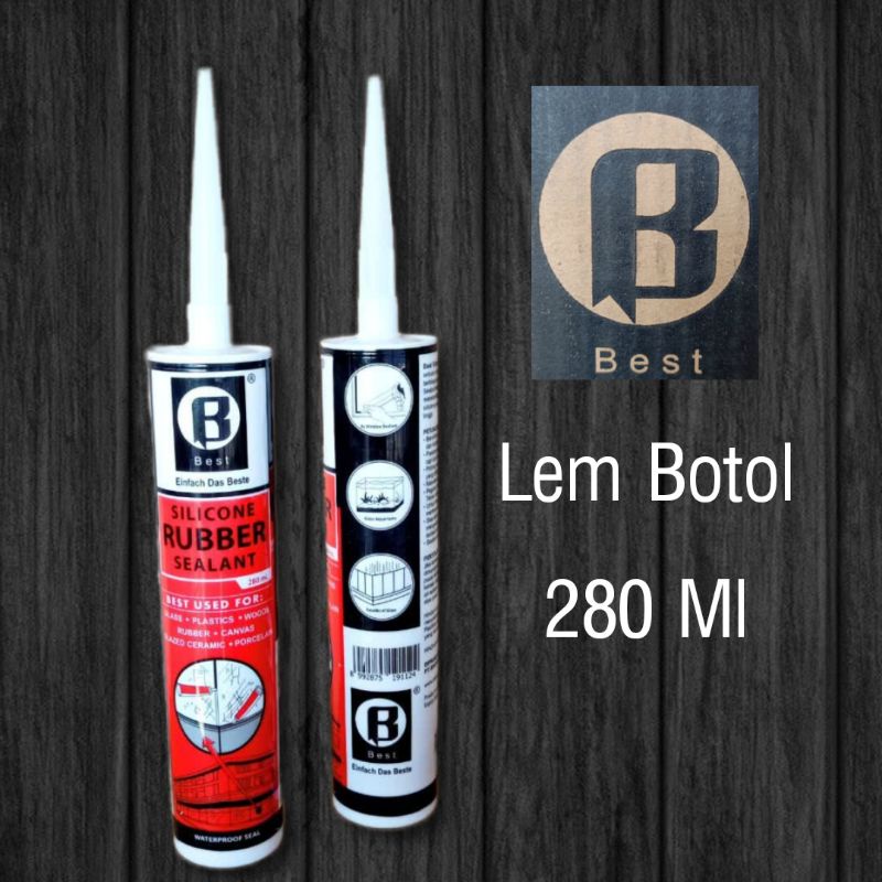 Jual Lem Kaca / Lem Botol / Lem Sealant Tabung Best | Shopee Indonesia