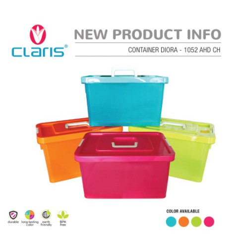 Jual Claris Diora Tempat Penyimpanan Box Container Plastik Kontainer ...
