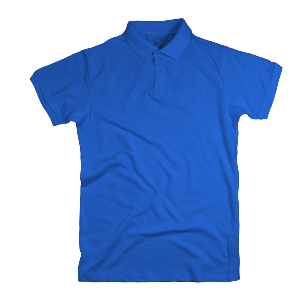 Jual KAOS KERAH / POLO SHIRT PENDEK - WARNA BIRU BENHUR - AWESAM ...