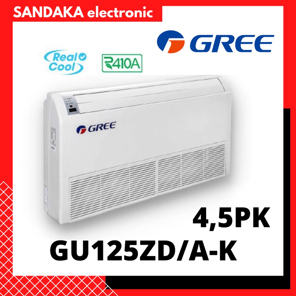Jual AC FLOOR CEILING GREE 4,5 PK NON INVERTER GU125ZD/A-K unit ...