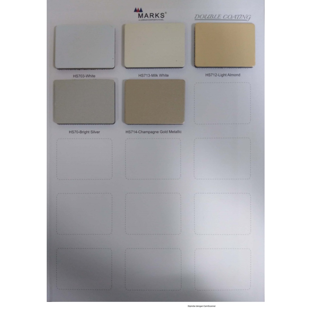 Jual ACP ( Aluminium Composite Panel ) Merk Marks, PE ( Interior ...