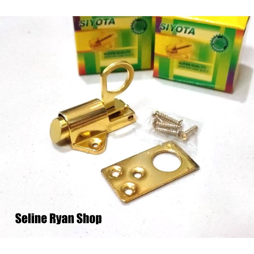 Jual Spring Kenip Jendela / Kunci / Gerendel Jendela Otomatis Kuning ...