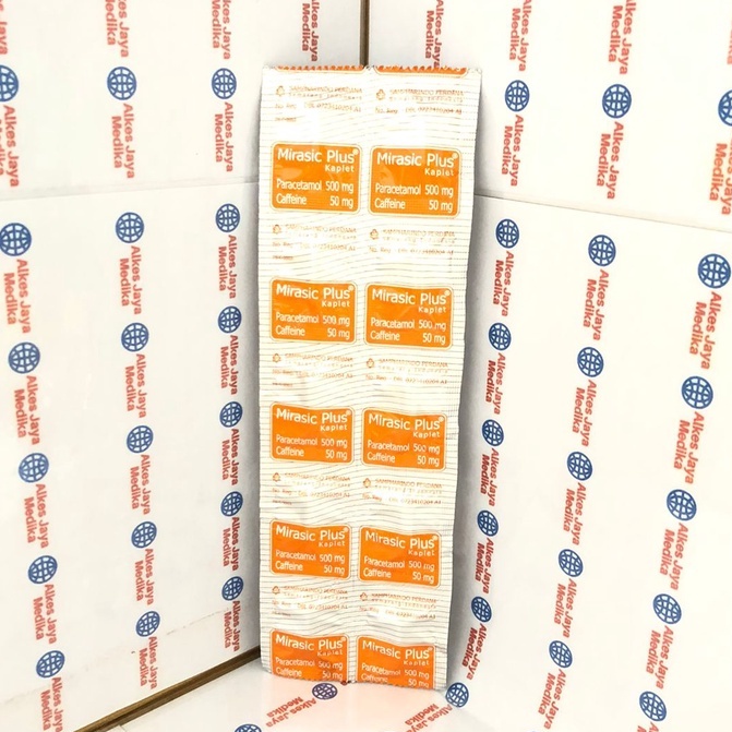 Jual Mirasic Plus Isi 10 Tablet - Obat sakit kepala dan demam | Shopee ...