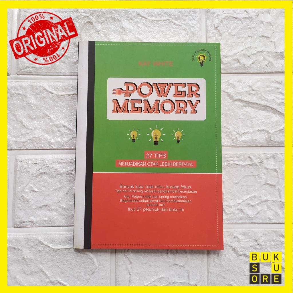 Jual Power Memory: 27 Tips Menjadikan Otak Lebih Berdaya [original ...