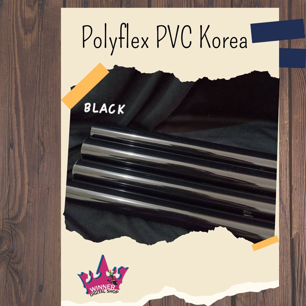 Jual Polyflex Black Pvc Korea Polyflex Korea Murah Hitam Polyflex Murah ...