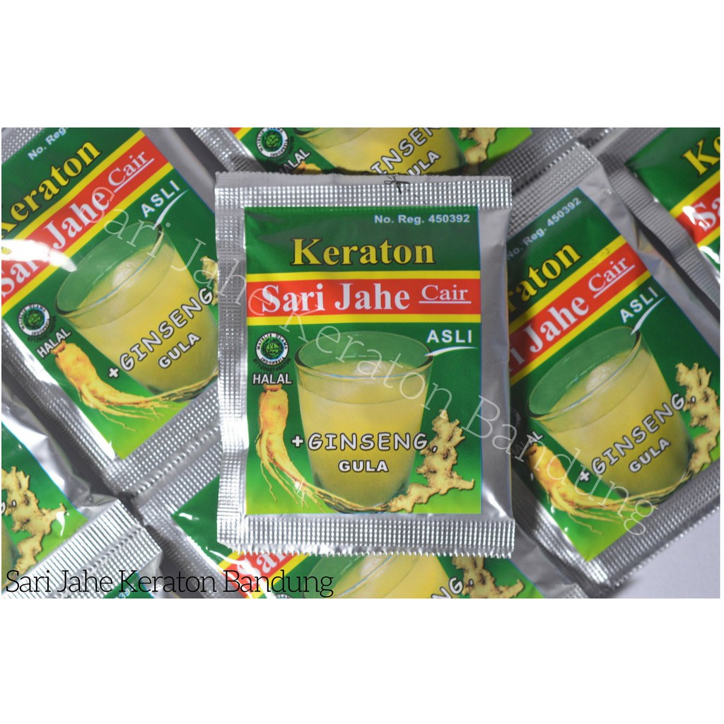 Jual [GROSIR] Sari Jahe Keraton Cair Isi 12 Sachet | EXPIRED PANJANG ...