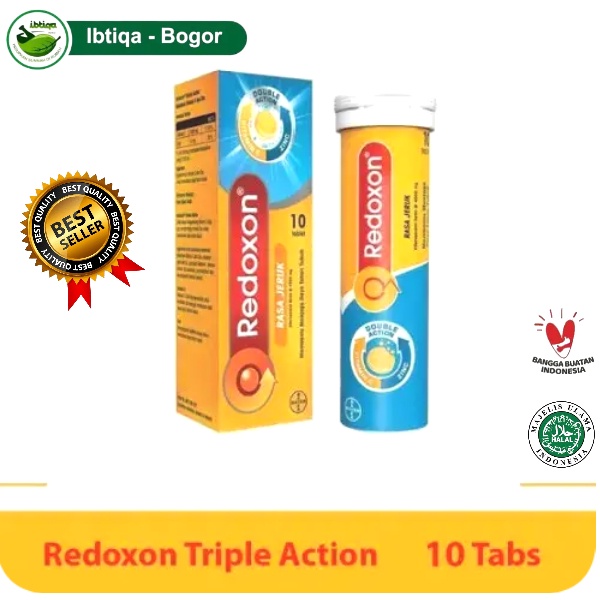 Jual Redoxon Triple Action isi 10-15 Tablet 100% Original | Shopee ...