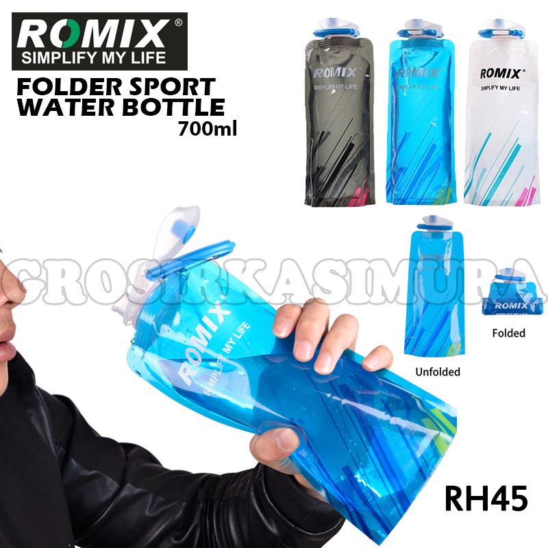 Jual Botol Lipat Foldable Botol Air Minum Lipat Portable Romix Bottle ...
