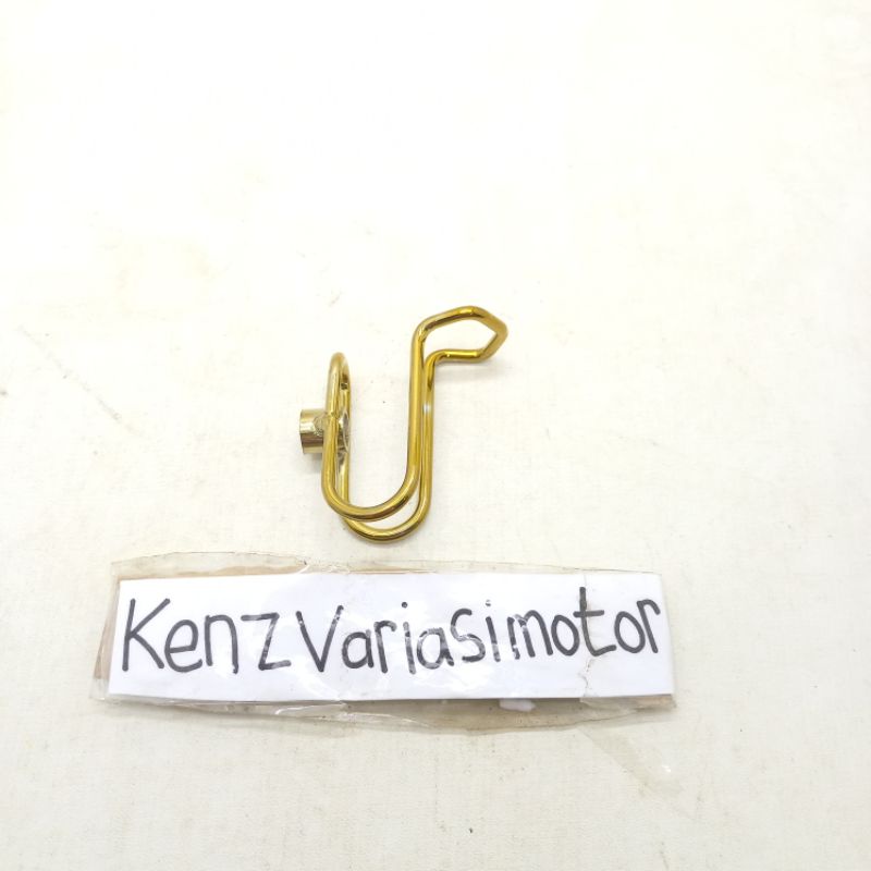 Jual Gantungan motor model kawat Full gold thailand Universal ke semua ...