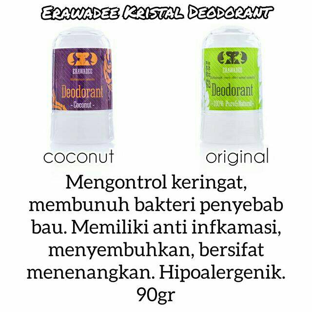 Jual Erawadee Kristal Deodorant Thailand | Shopee Indonesia