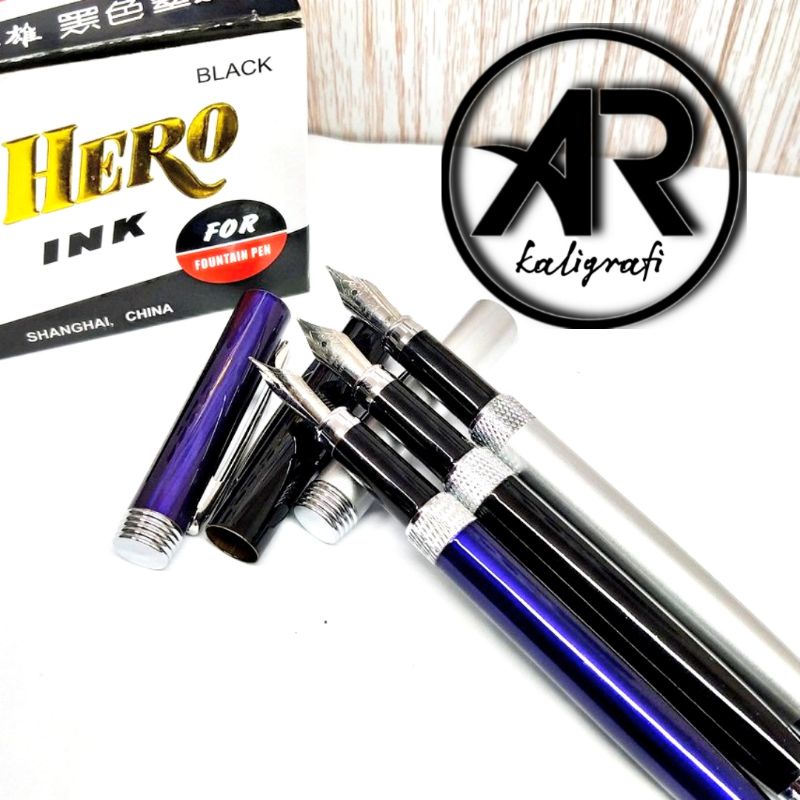 Jual Fountain pen germany nib 0,3 Mm tinta isi ulang pulpen menulis ...