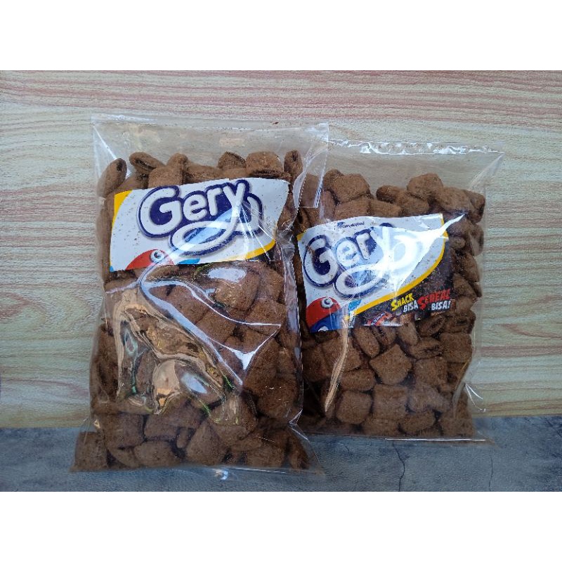 Jual Gery Snack Sereal Bantal pillow Coklat +-230 gram | Shopee Indonesia