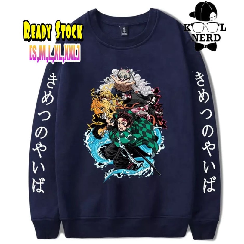 Jual ANIME JEPANG COSPLAY KIMETSU NO YAIBA DEMON SLAYER SWEATER ...