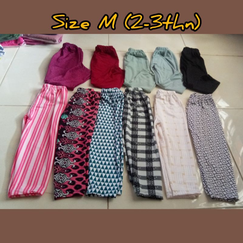 Jual Leging harian anak / Leging anak size 1 sampai 8 tahun | Shopee ...