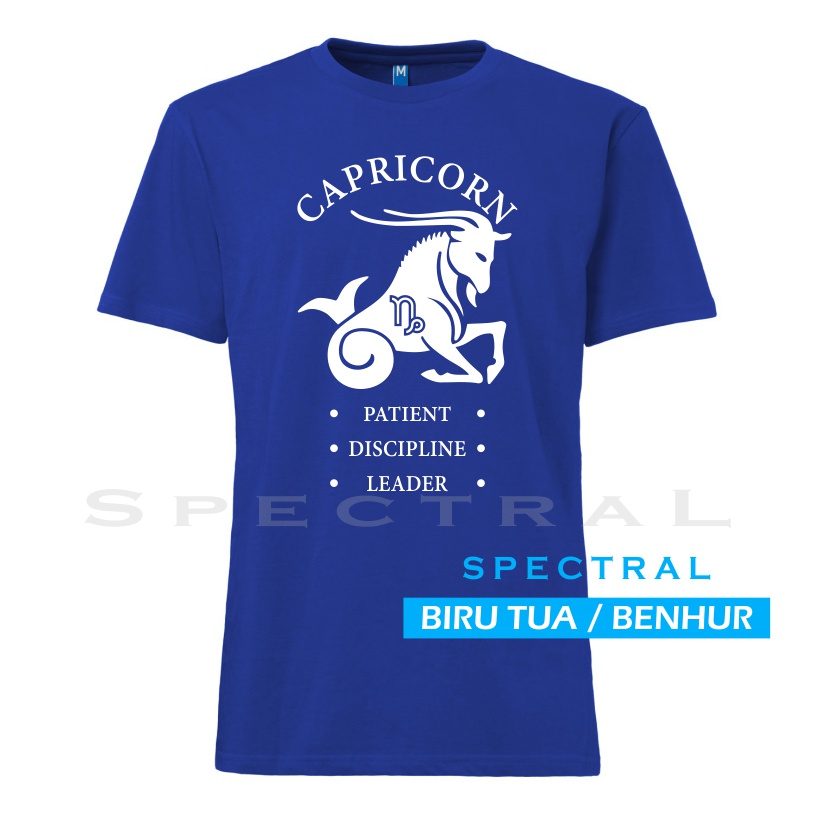 Jual Spectral - Kaos Pria Wanita CAPRICORN Baju Distro Zodiak Ramalan ...