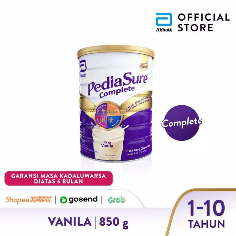Jual PEDIASURE COMPLETE VANILA 850gr(kemasan lesung Pipit) | Shopee Indonesia
