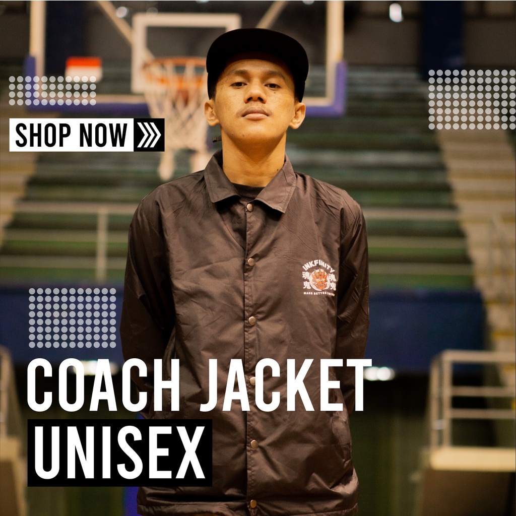 Jual COACH JACKET CUSTOM SATUAN UNISEX BEBAS DESIGN PREMIUM PRIA WANITA ...