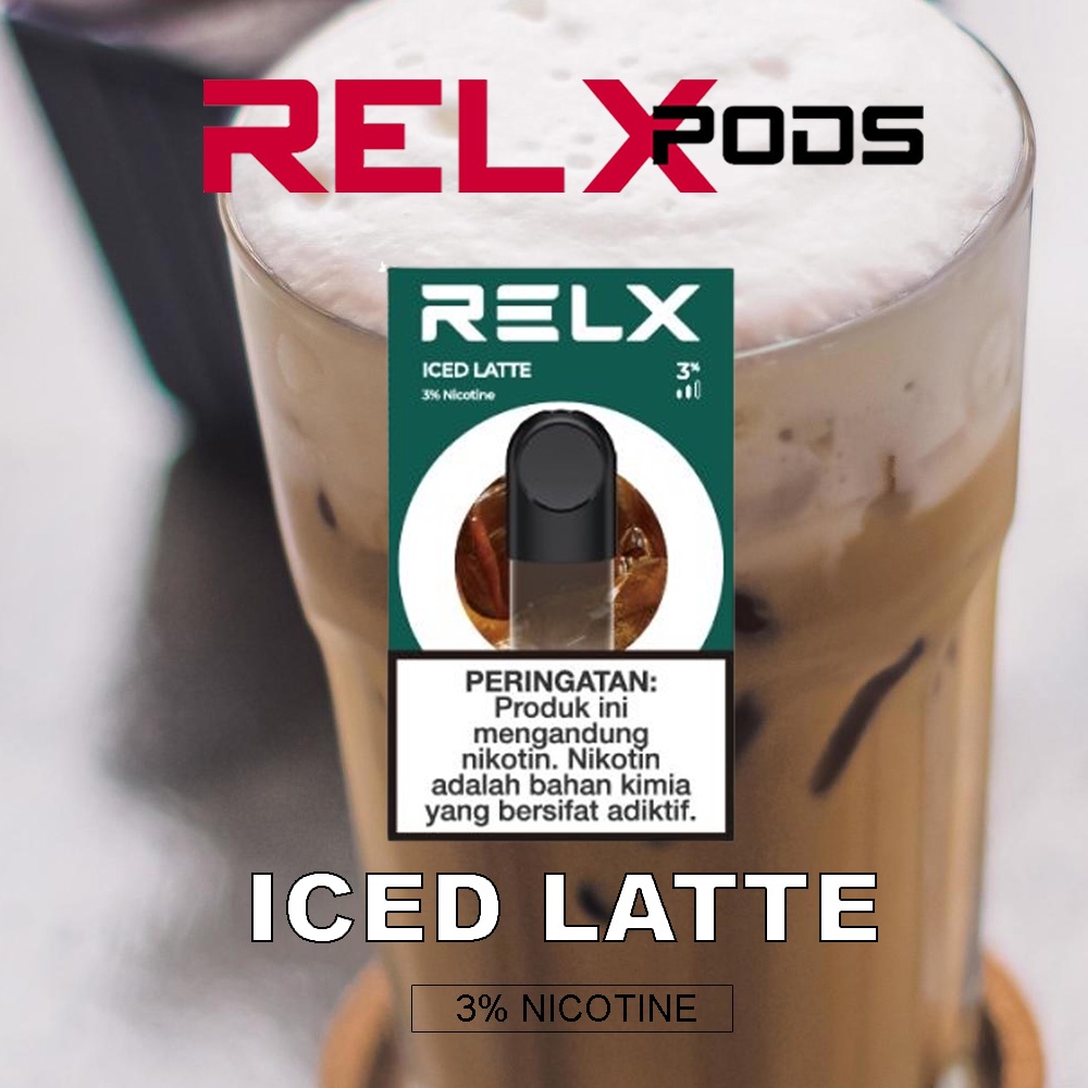Jual RELX Infinity Essential Pod Iced Latte 1 Pack isi 1 Pods | Shopee ...