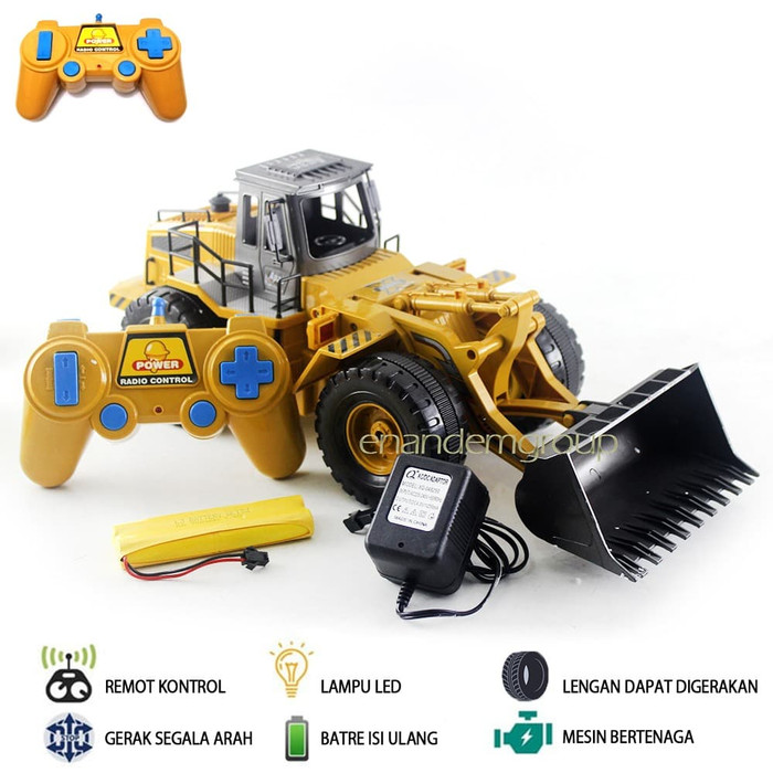 Jual Mainan Mobil Remot Kontrol Truk Buldoser Alat Berat (Ukuran Besar ...