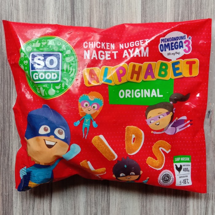 Jual So Good Nuget Alphabet 400gr | Shopee Indonesia