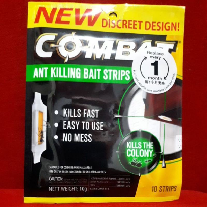 Jual NEW COMBAT ANT KILLING BAIT STRIPS ( 10 STRIPS ) | Shopee Indonesia