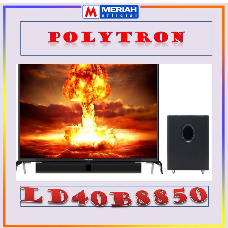 Jual TV LED POLYTRON SUBWOOFER UKURAN 40 INCHI TIPE LD-40B8850 Cinemax ...