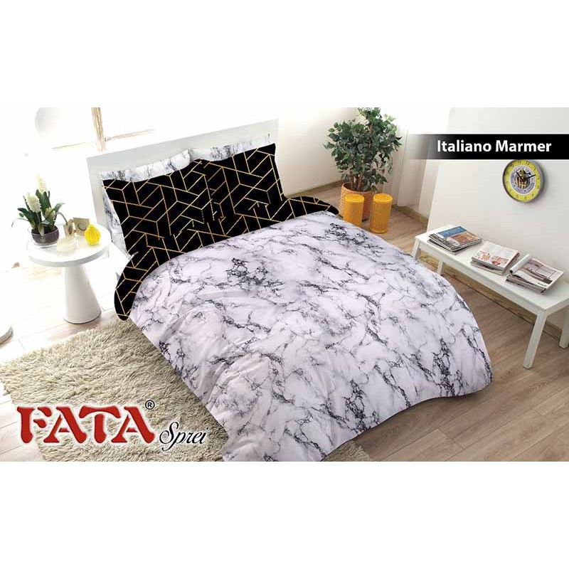 Jual Bed Cover Fata Italiano Marmer 180x200 | Shopee Indonesia