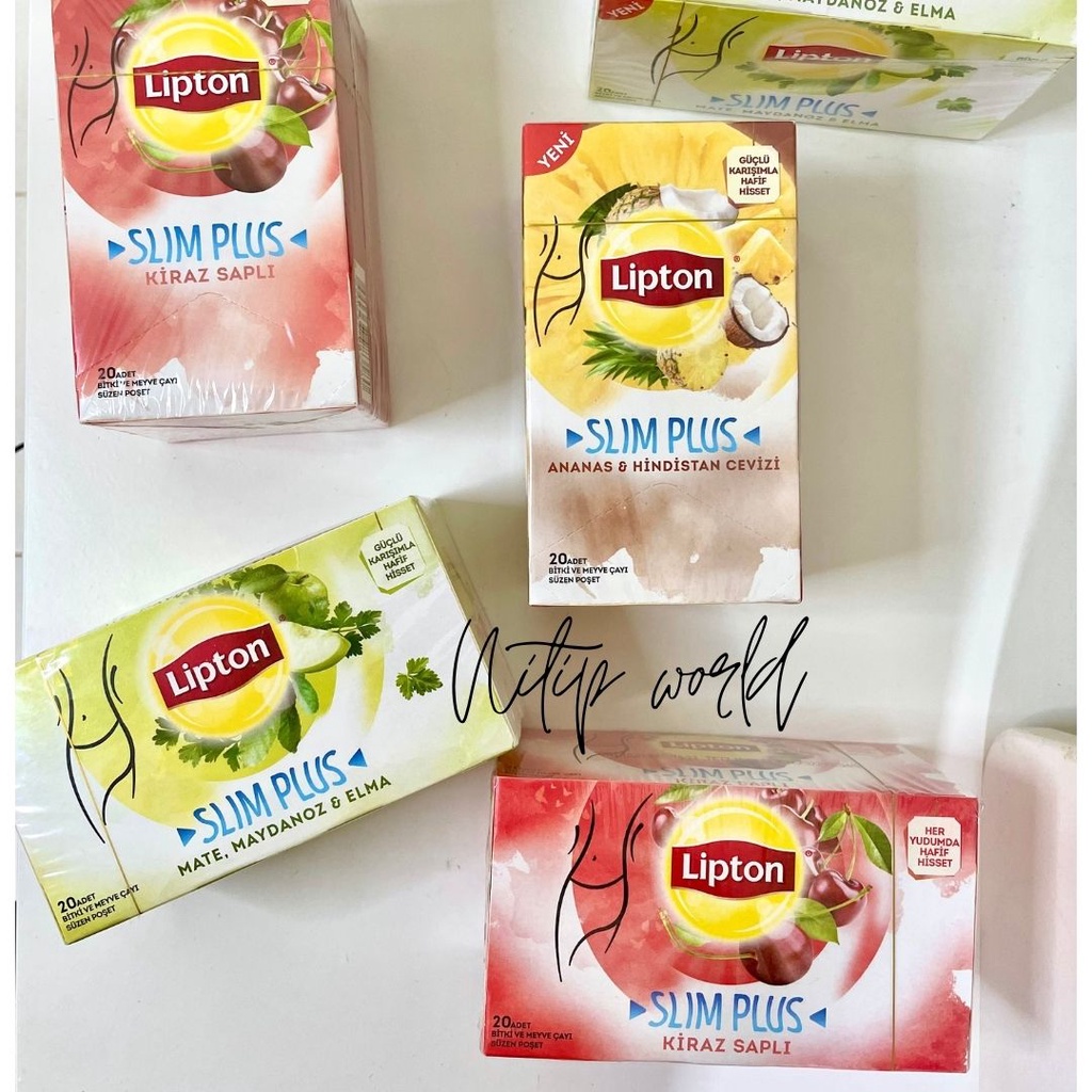 Jual Lipton Slimplus tea Turki | teh slim diet form Turkey | Shopee ...