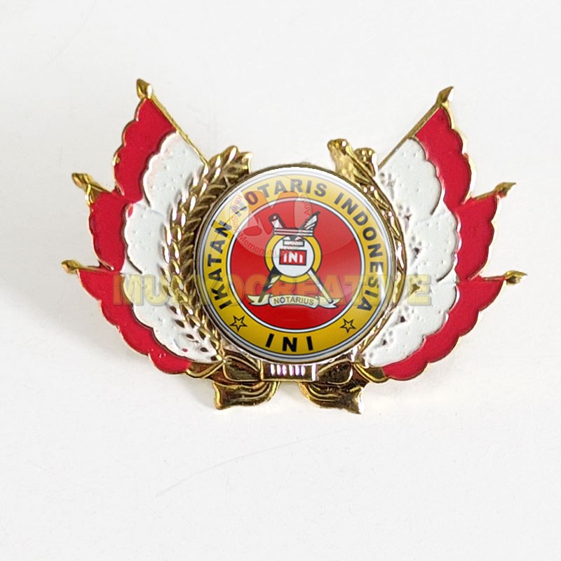 Jual Pin INI Bros Wing Logo Ikatan Notaris Indonesia | Shopee Indonesia
