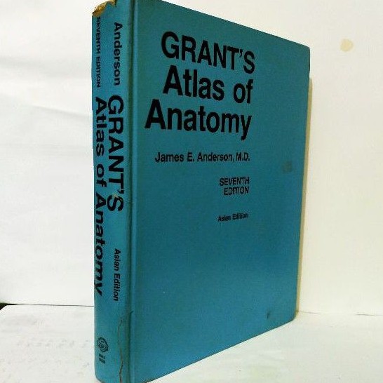 Jual BUKU BEKAS ORIGINAL : GRANT'S ATLAS OF ANATOMY SEVENTH EDITION BY JAMES E. ANDERSON, MD ...