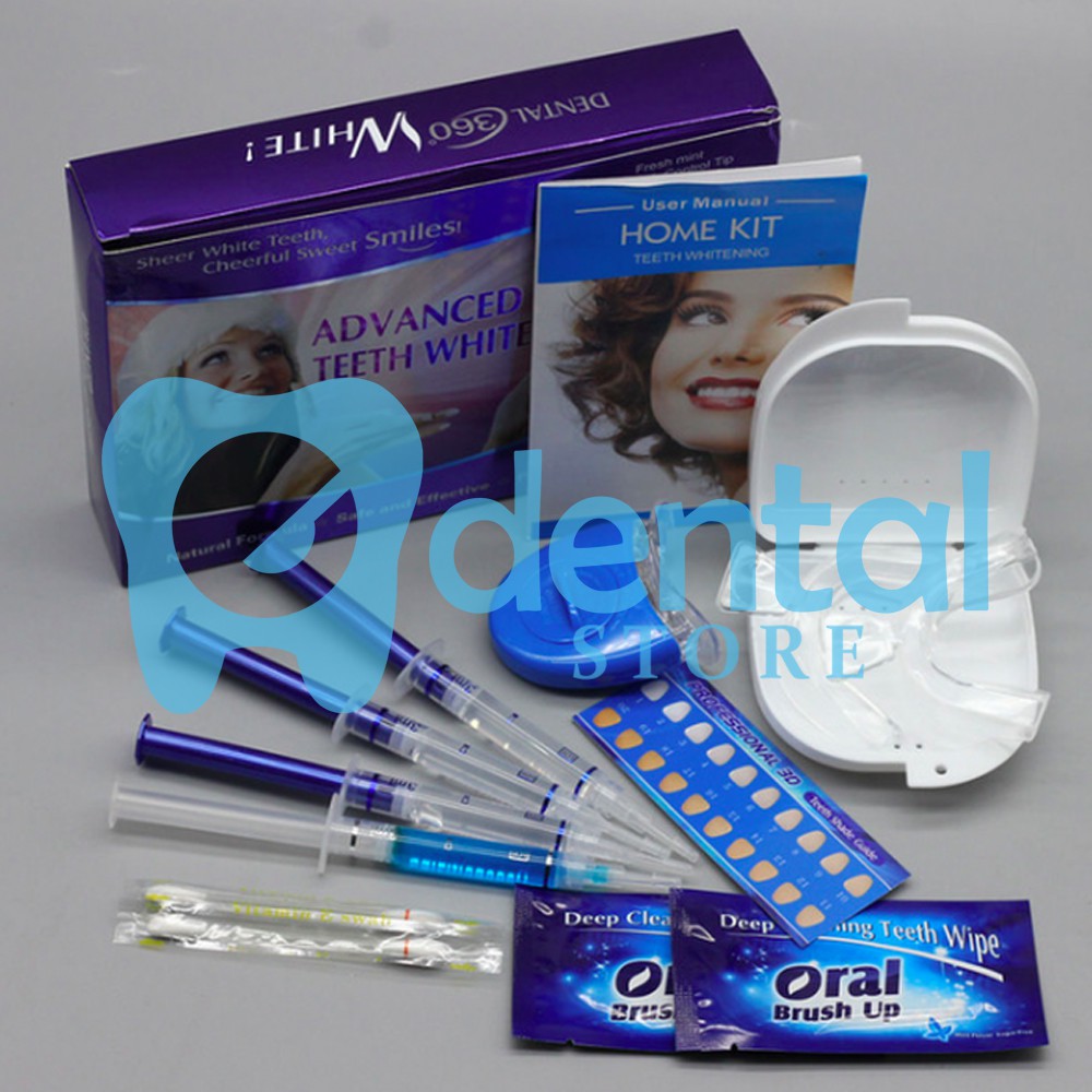 Jual E DENTAL HOME BLEACHING Kit ADVANCED TEETH WHITENING SYSTEM ...