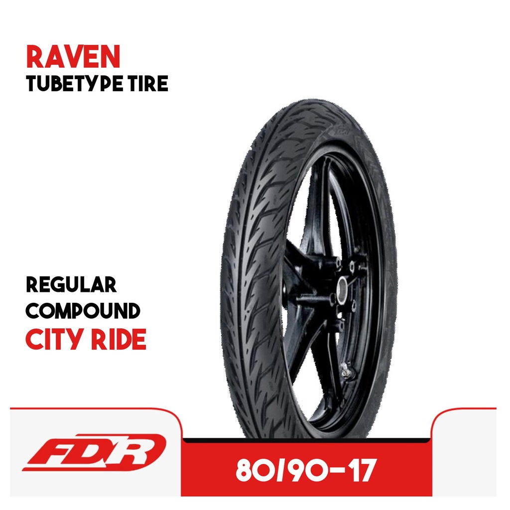 Jual Ban Motor Bebek FDR RAVEN UKURAN 80/90 90/80 Ring 17 Tubetype ...