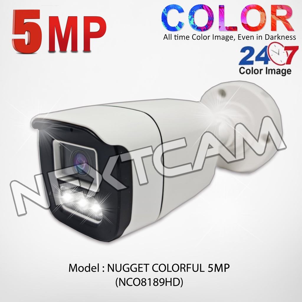 Jual Nextcam Kamera CCTV Outdoor Full Color 5MP 5 Megapixel Colorvu ...