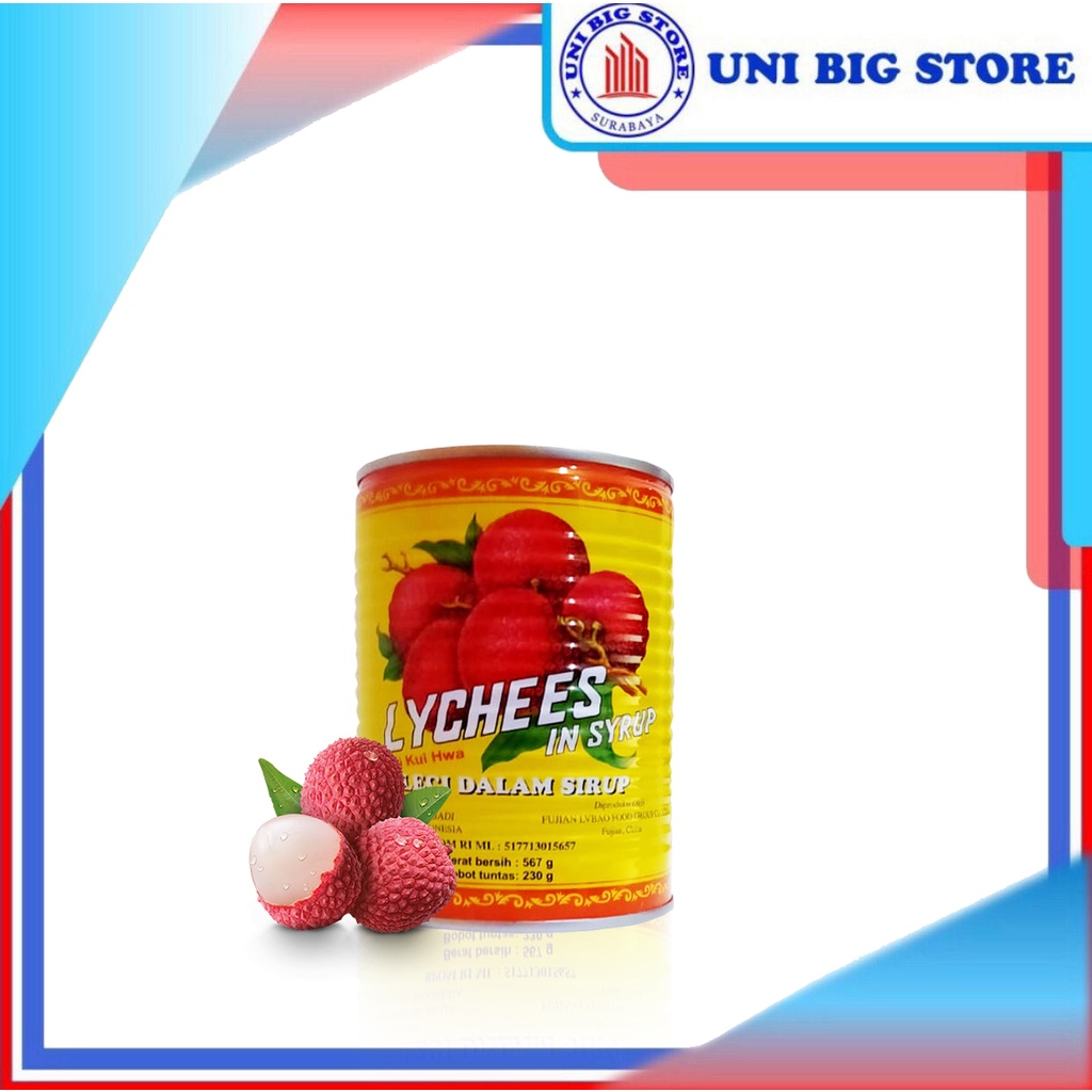 Jual Mei Kui Hwa Lychee in Syrup 567 gr Leci Kaleng | Shopee Indonesia