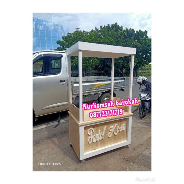 Jual gerobak kayu/gerobak kayu minimalis/gerobak kayu jati belanda ...