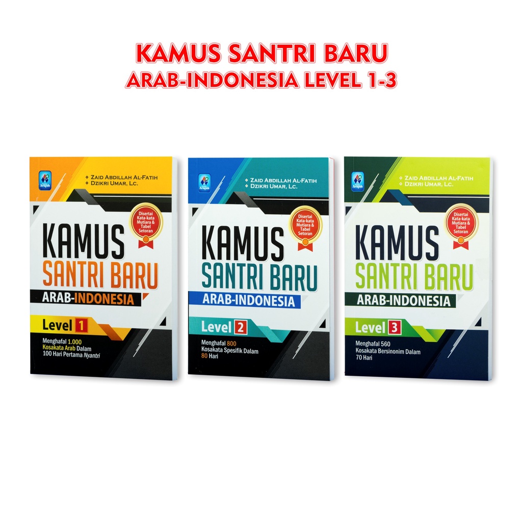 Jual Buku Kamus Santri Baru Arab Indonesia Disertai Kata Mutiara Dan ...