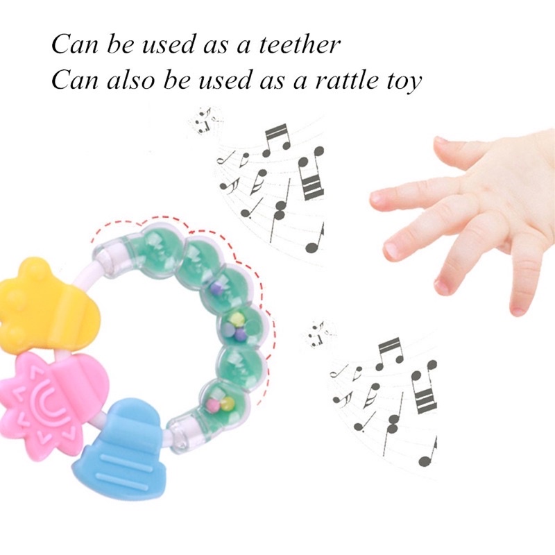 Jual TEETHER BAYI / MAINAN RATTLE/BPA FREE (ADA BUNYINYA) | Shopee ...