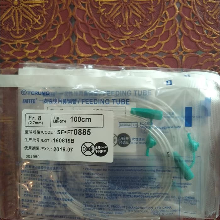 Jual Jual Ngt Terumo Fr 8 / Stomach Tube / Feeding Tube Terumo Fr 8 ...