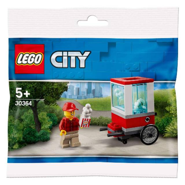 Jual LEGO City Polybag, Popcorn Cart (30364) | Shopee Indonesia