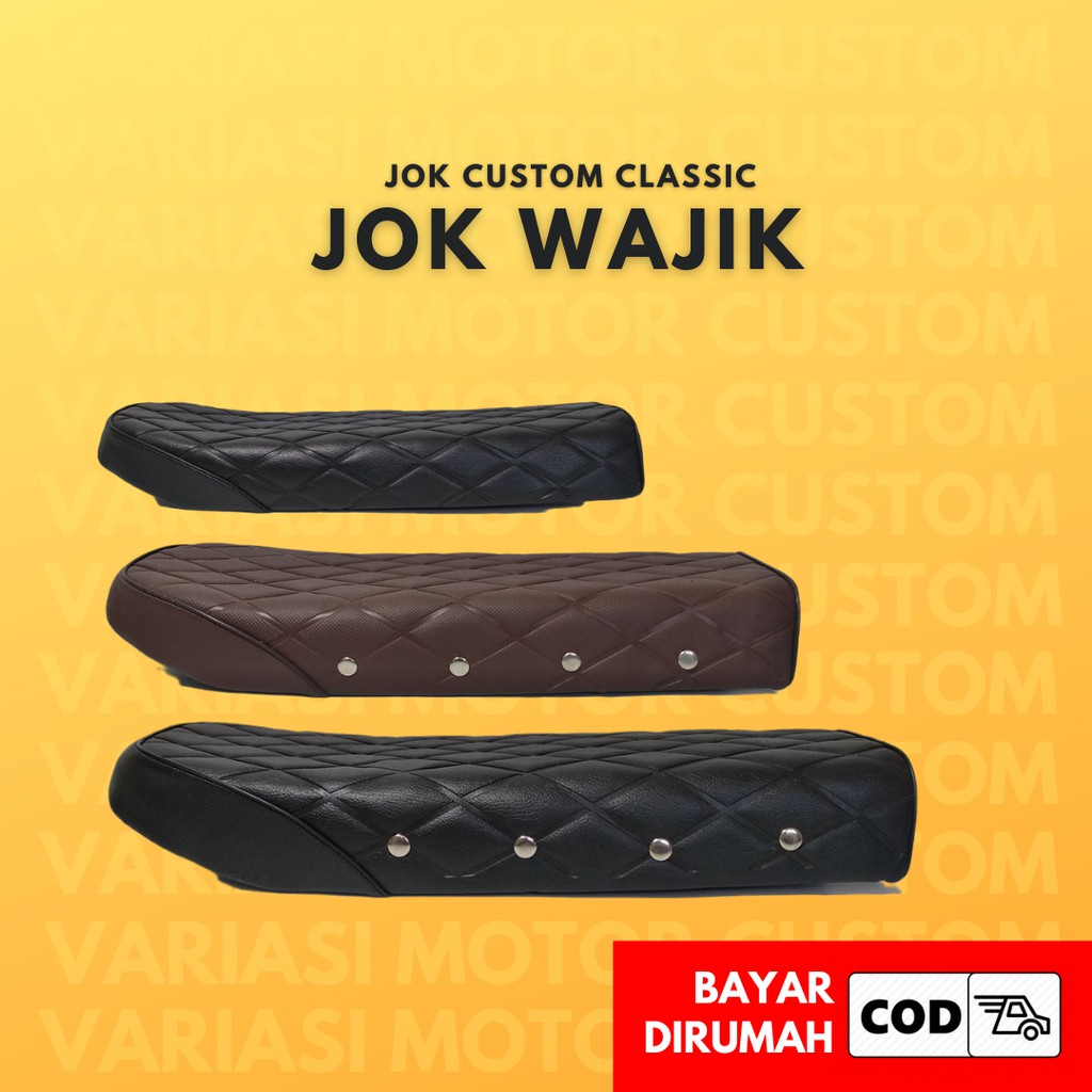 Jual Jok Wajik Motor Custom / Jok Japstyle / Jok Scrambler / Jok Custom ...