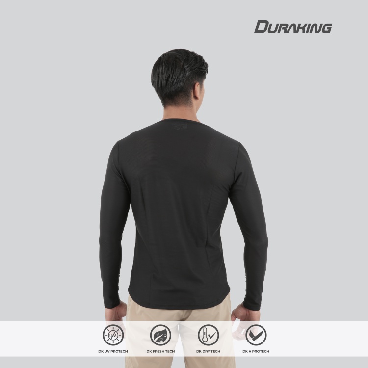 Jual Duraking Running Jersey Long Sleeve (Man) Basic Color Tee | Shopee ...