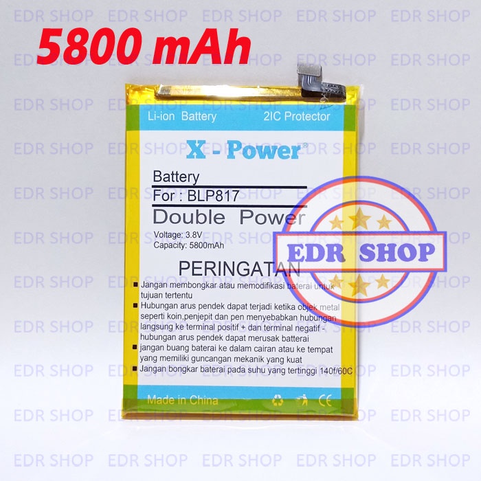 Jual Batre Oppo A15 CPH2185 BLP817 Batu Battery Baterai Tanam Double ...