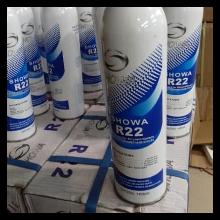 Jual FREON R22 SHOWA REFRIGERANT 1KG KALENG KODE 949 | Shopee Indonesia