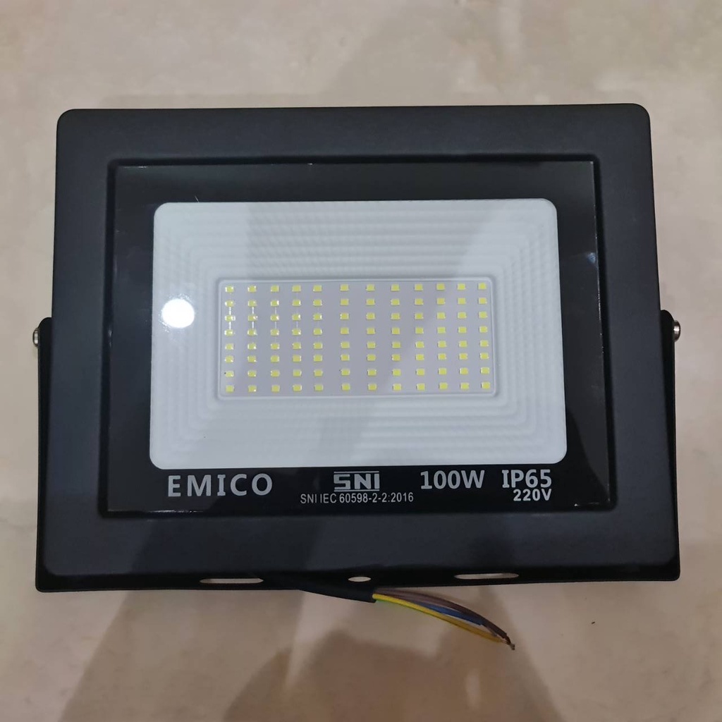 Jual Lampu Sorot 100W PUTIH Emico/Lampu Tembak LED 100 Watt IP65 EMICO | Shopee Indonesia