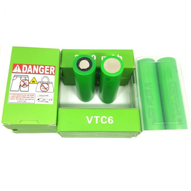 Jual SONY MURATA VTC6/ VTC 6 18650 3000MAH 30A DIJAMIN AUTHENTIC 100% ...