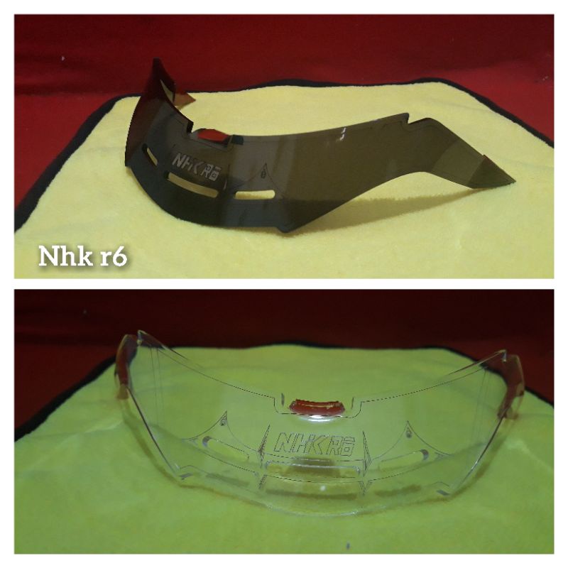 Jual spoiler helm nhk r6/spoiler nhk r6/spoiler r6 model gpr | Shopee ...